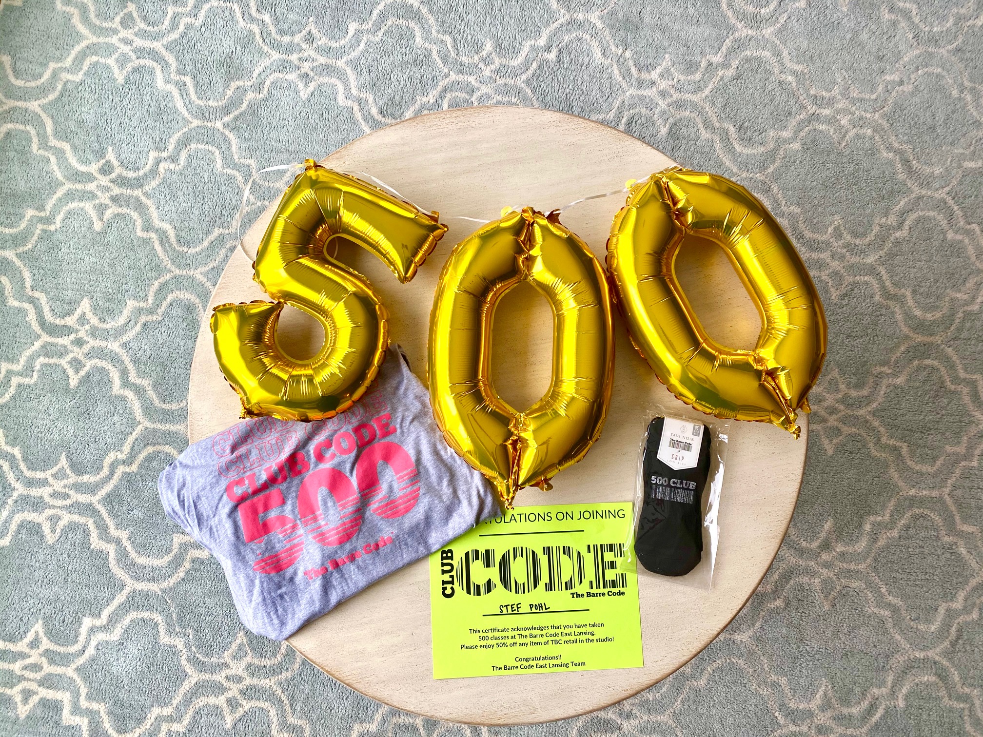 Hitting 500 classes with The Barre Code during a pandemic | mostefinitely